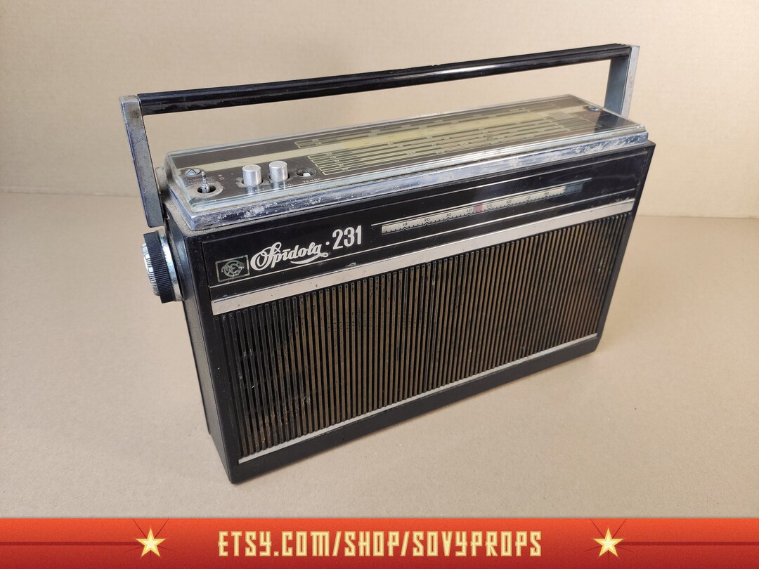 Vintage USSR Soviet VEF Spidola | Vintage Radio Receiver | Portable ...