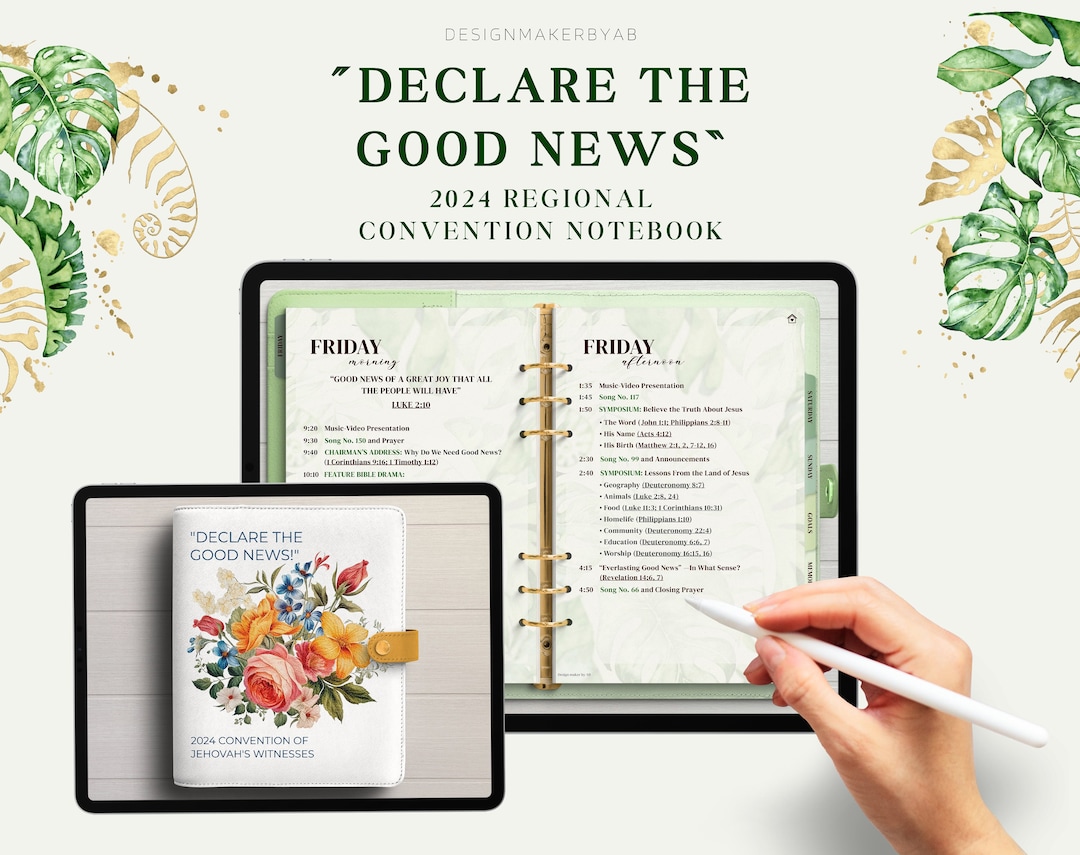 2024 JW Regional Convention Digital Notebook, Declarethe Good News ...