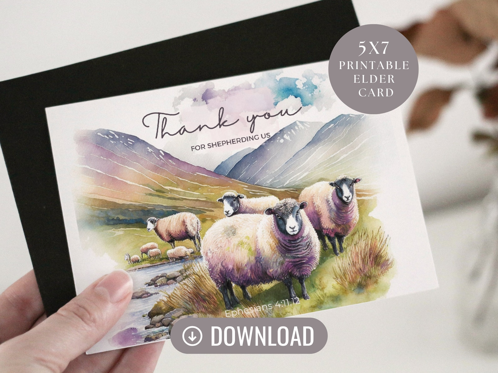 Printable Elders Thank You Card, Shepherd Appreciation, JW Elder Gift ...