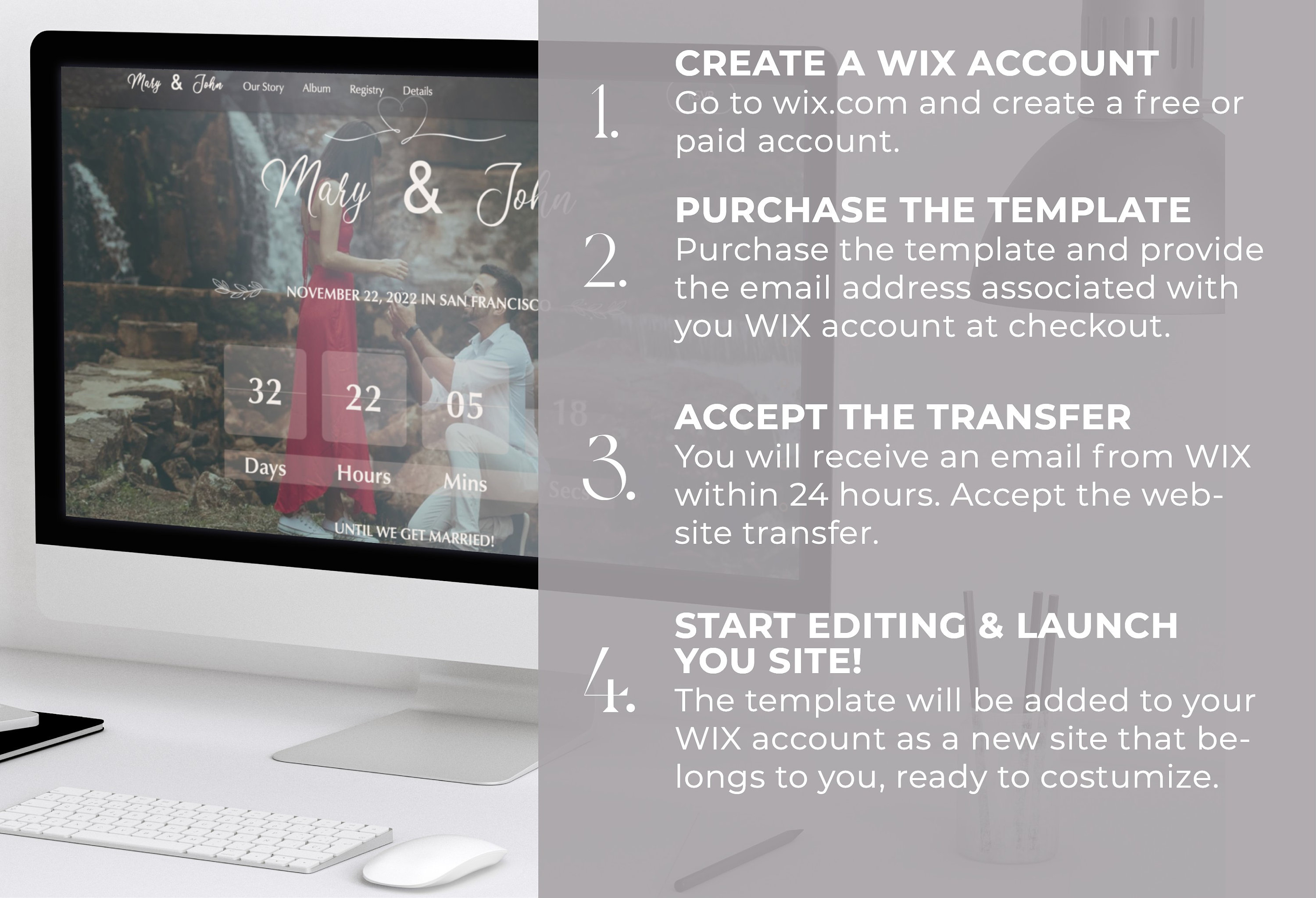 Wedding RSVP, WEBSITE Template, Wedding Website Invitation, Wix RSVP ...