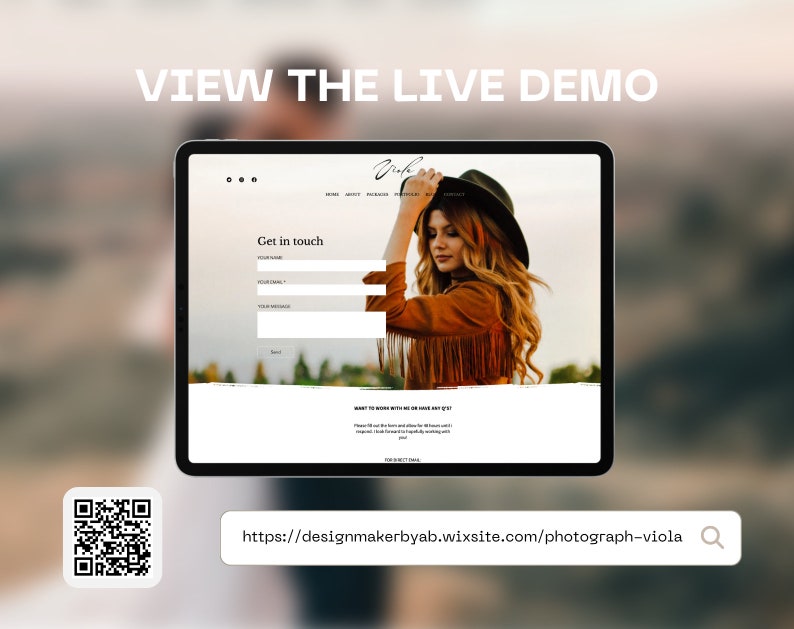 Photographer Website Template Bundle, Wedding Photographer Website, Wix ...