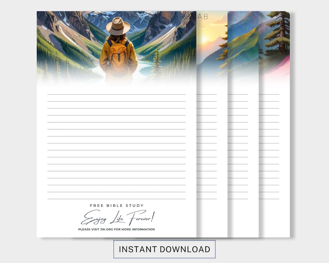 JW Letter Writing Paper, JW Writing Stationery, Field Service Supplies ...