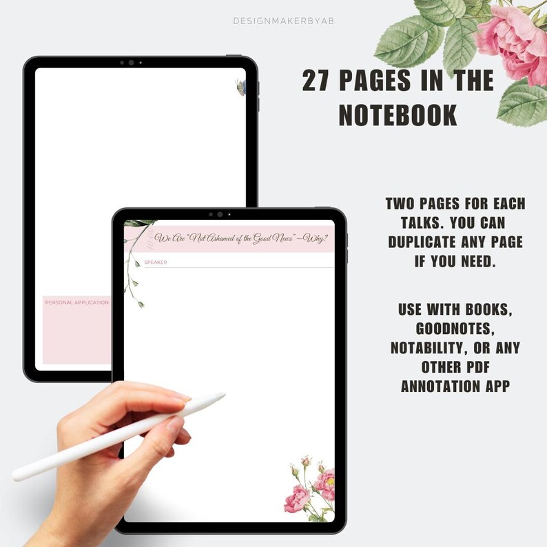 JW Printable Assembly Notebook Digital Not Ashamed of Good News 2024 ...