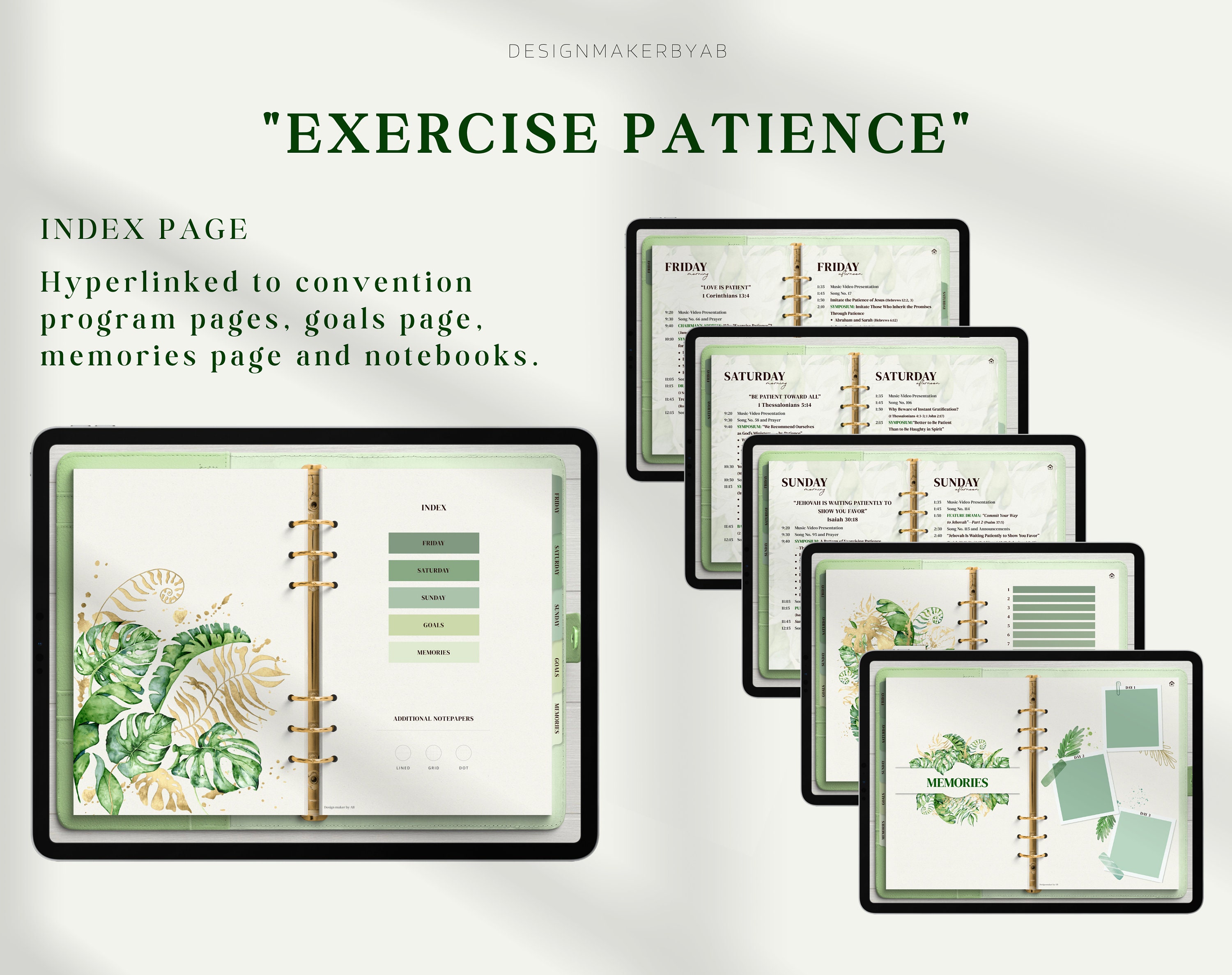 Exercise Patience, 2023 Regional Convention, JW 2023 Digital Notebook ...