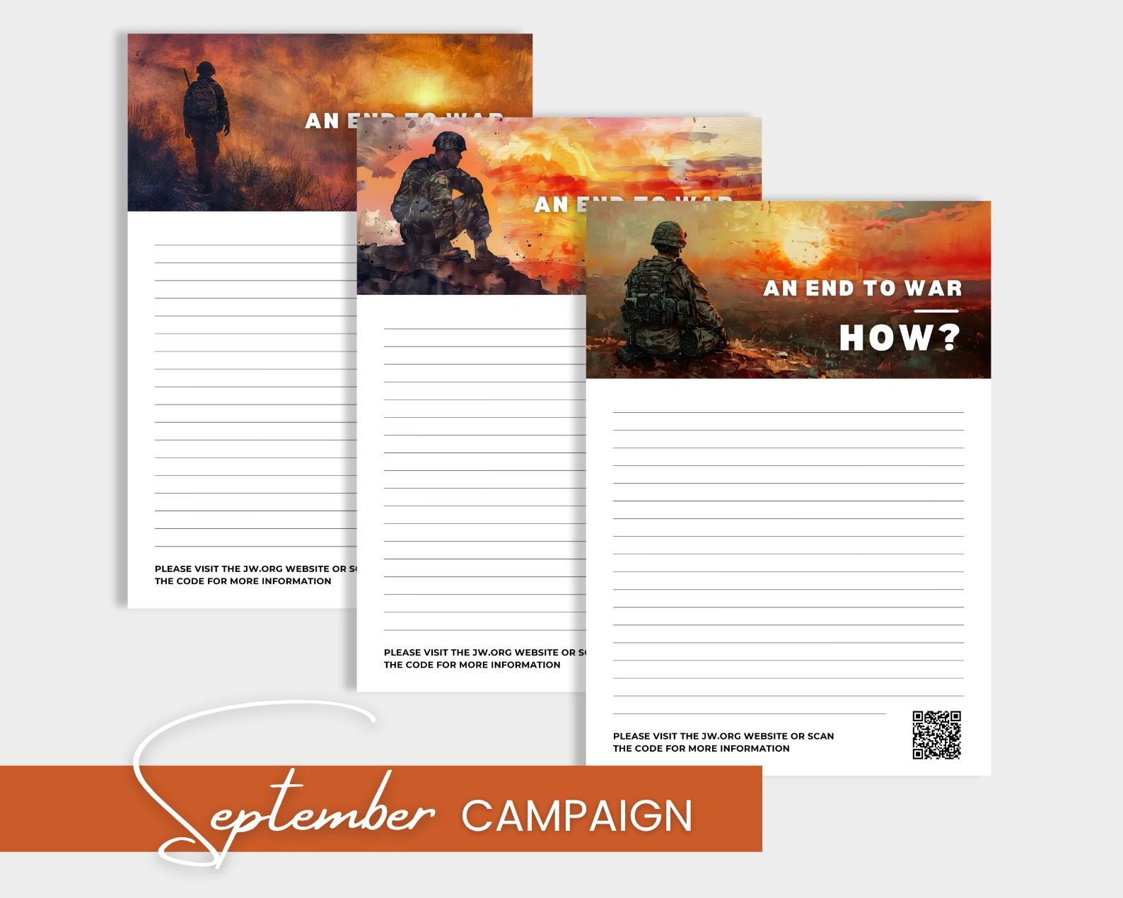 September 2025 Special Campaign End War, JW Letter Writing Paper, JW ...