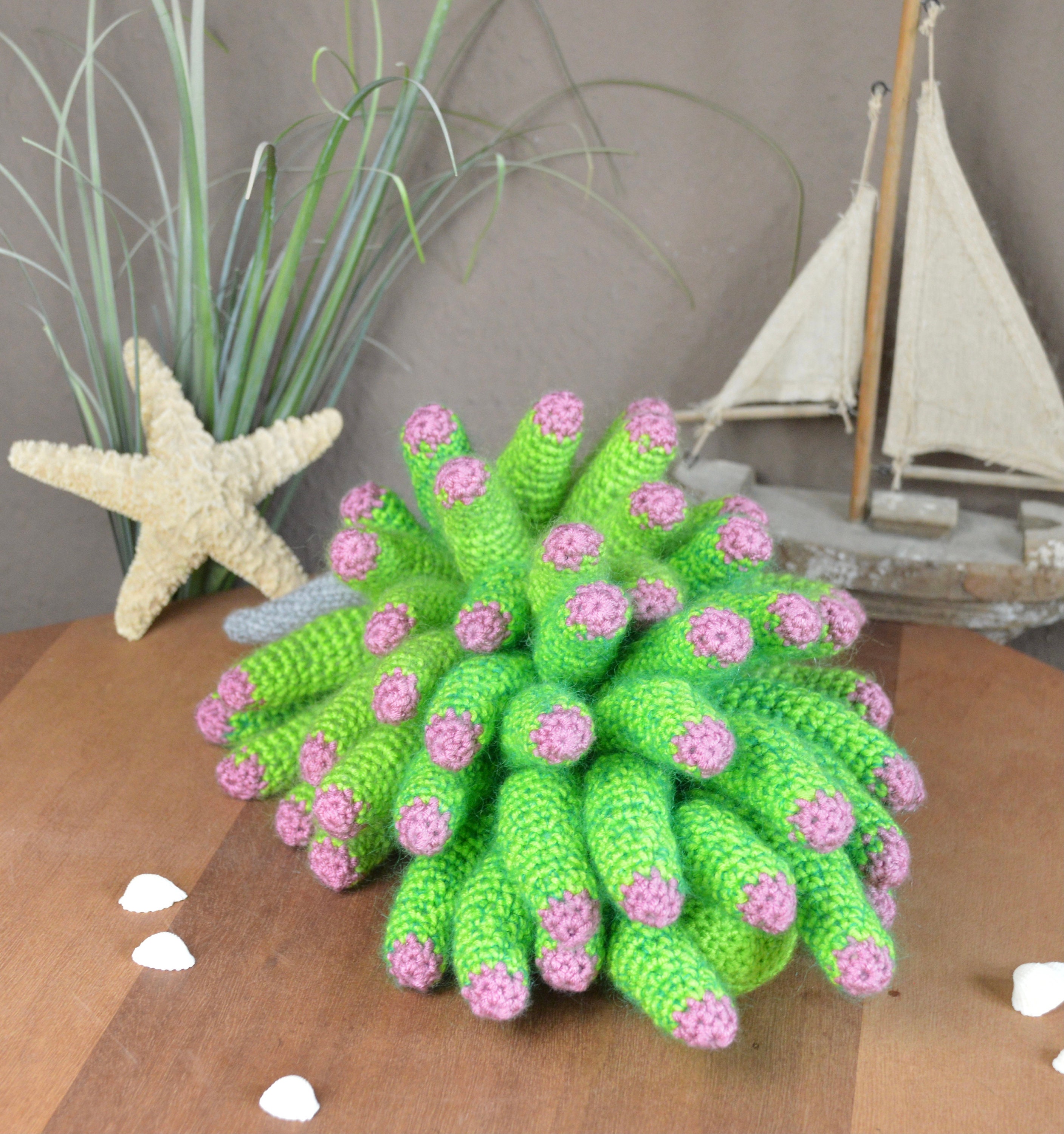 Crochet Pattern Leaf Sheep Snail, Funny Sea Creature, Large Amigurumi ...