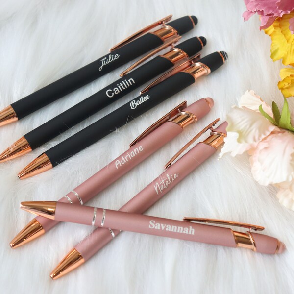 Personalized Pens Rose Gold - Etsy