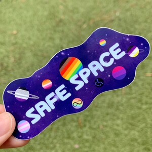 Safe Space Neurodiversity LGBTQ+ Ally Vinyl Decal Sticker - Etsy
