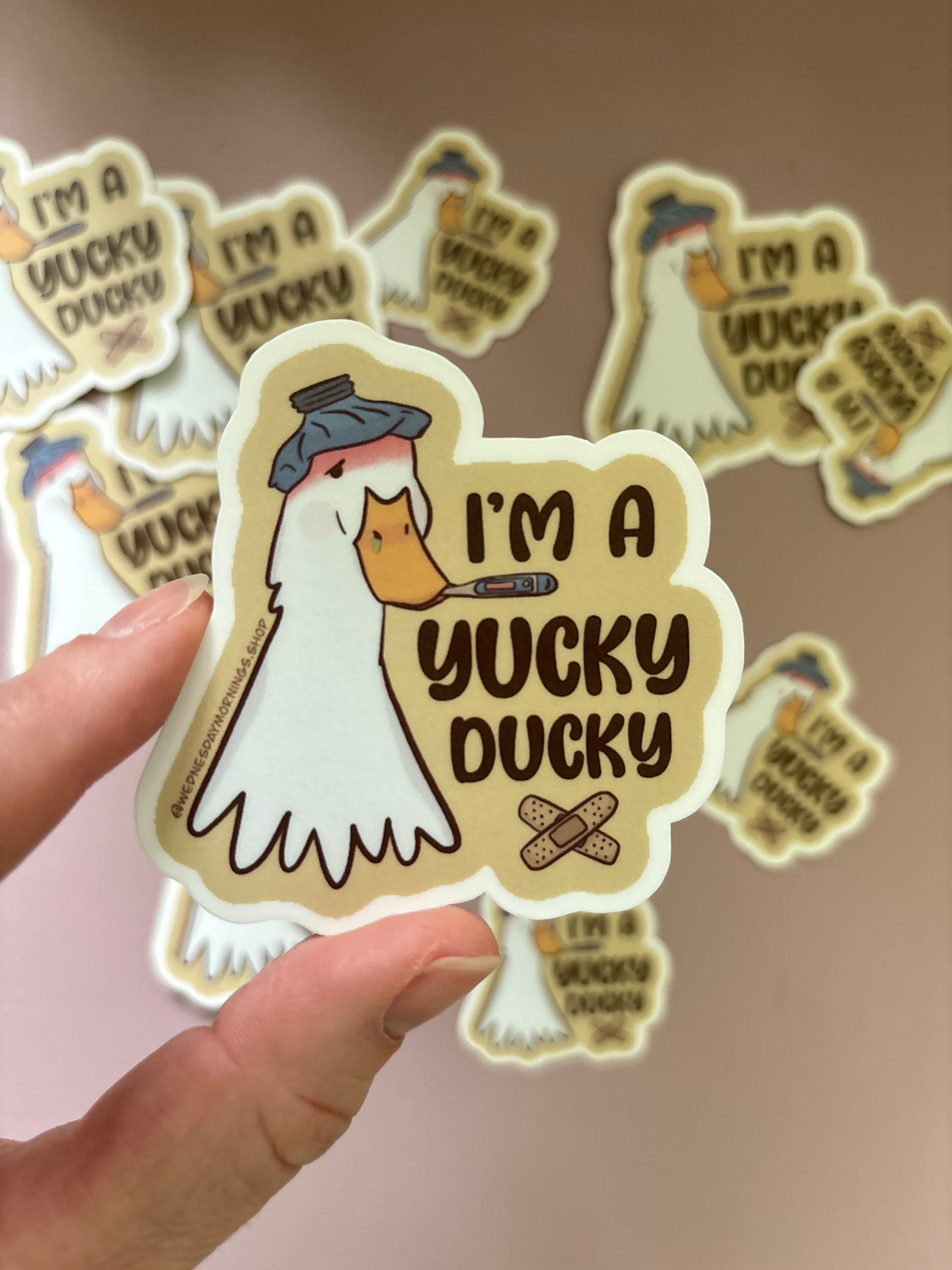 Yucky Ducky Sticker - Etsy