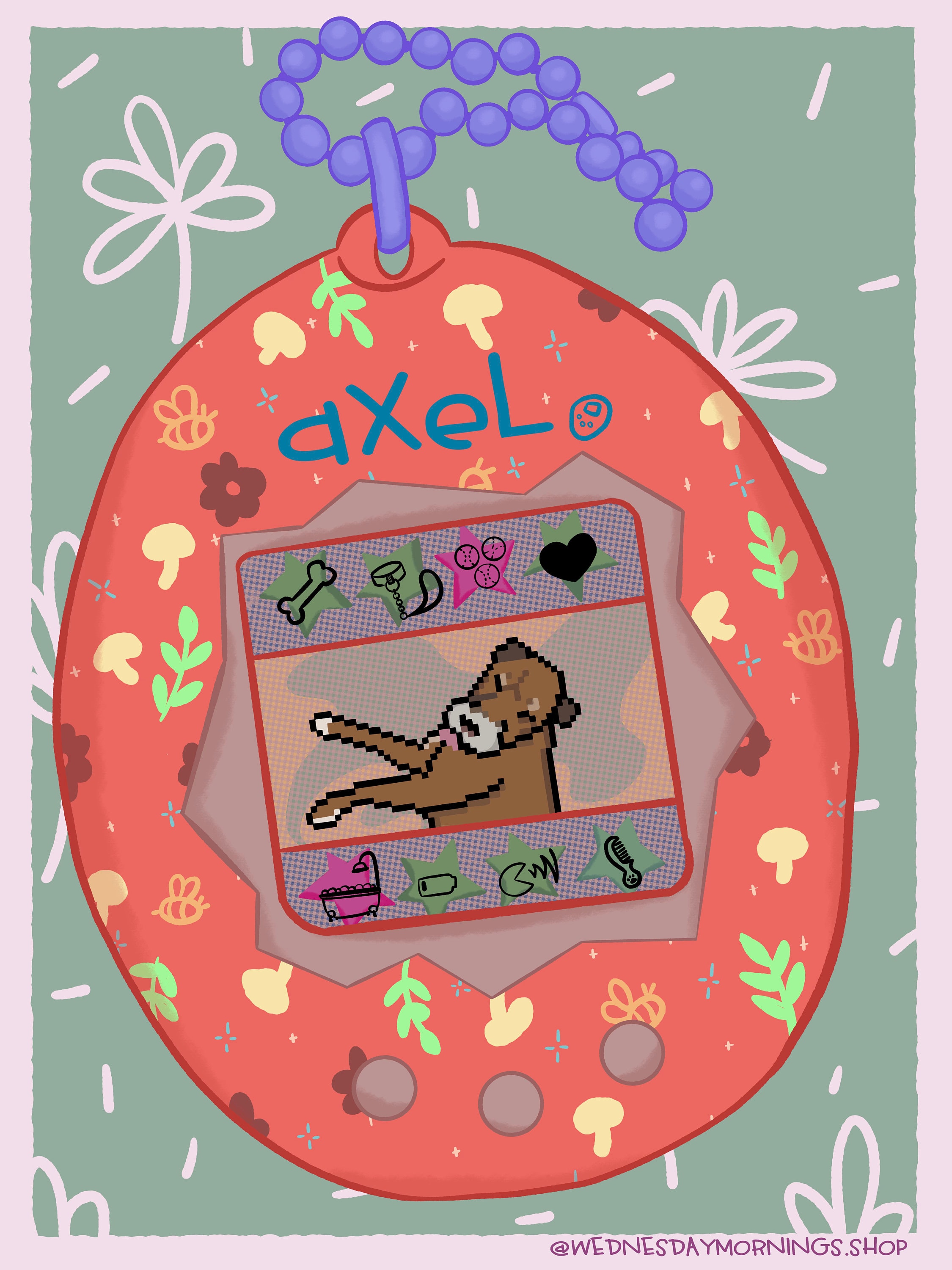 Custom Tamagotchi Style Pet Portraits - Etsy
