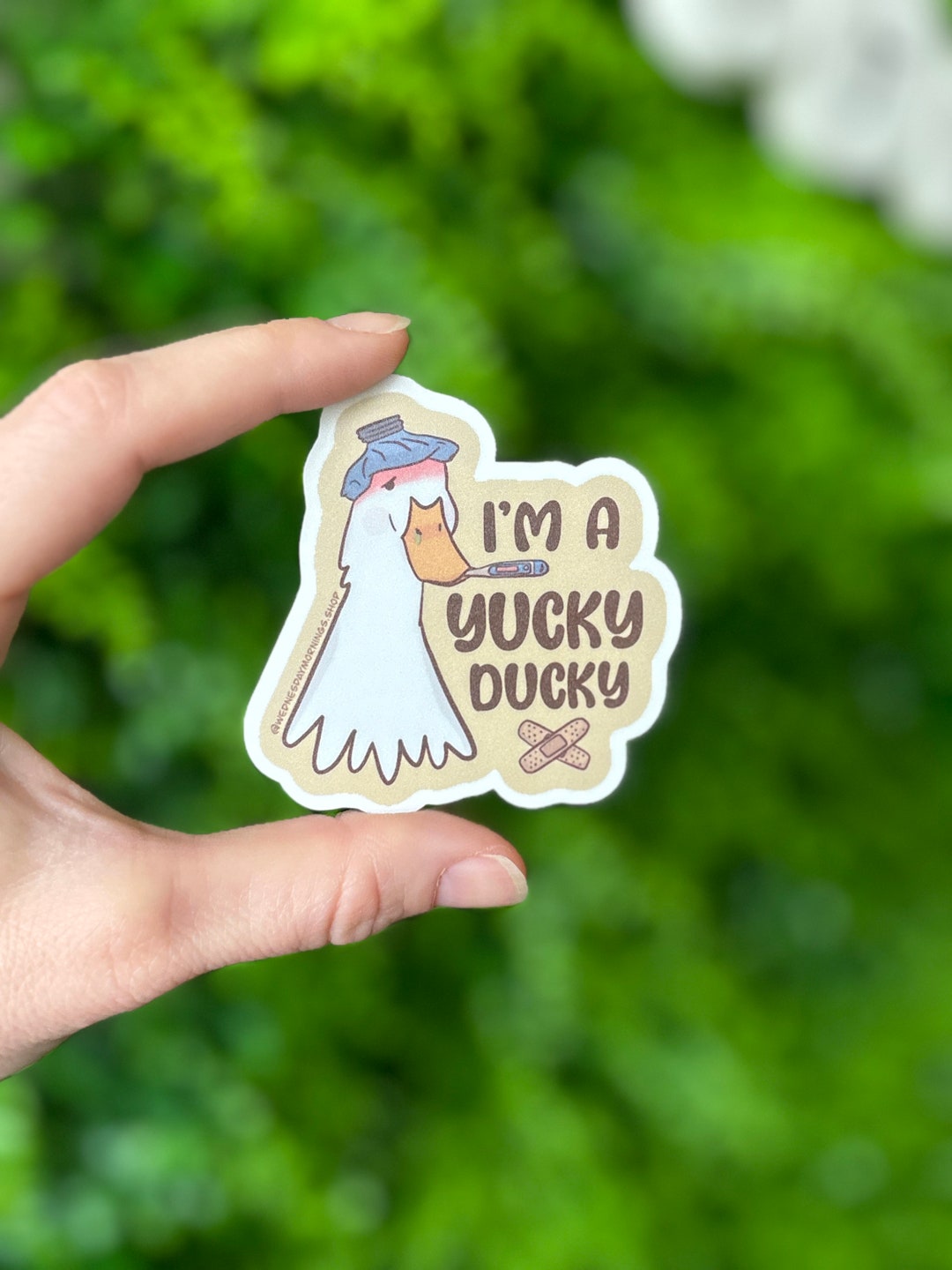 Yucky Ducky Sticker - Etsy