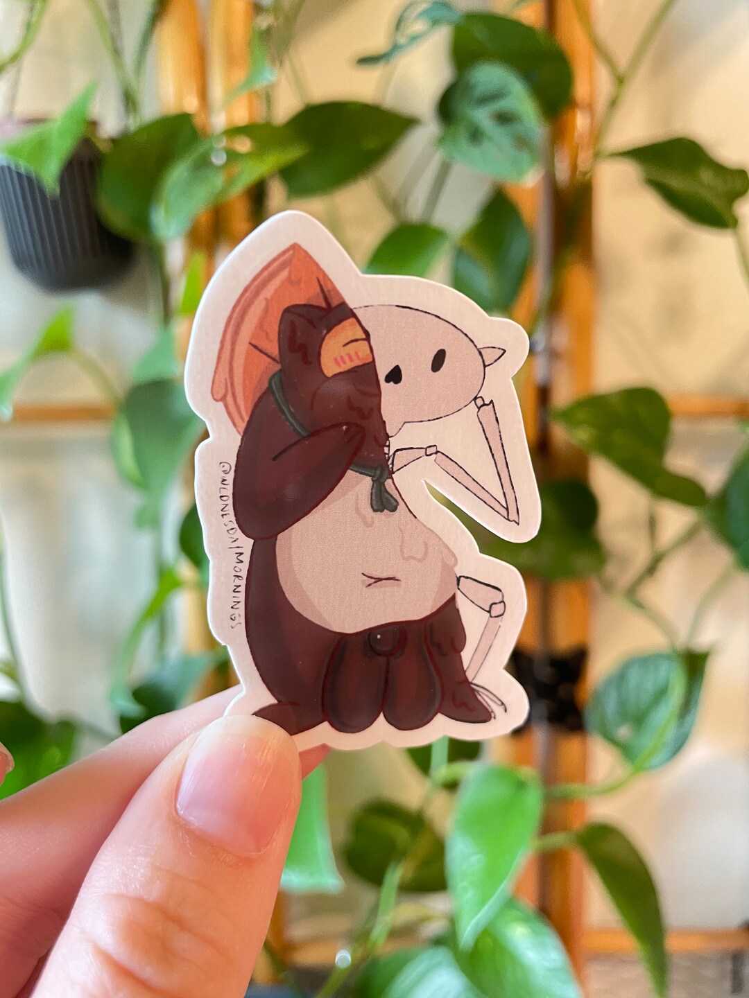 Melting Tanuki Sticker - Etsy