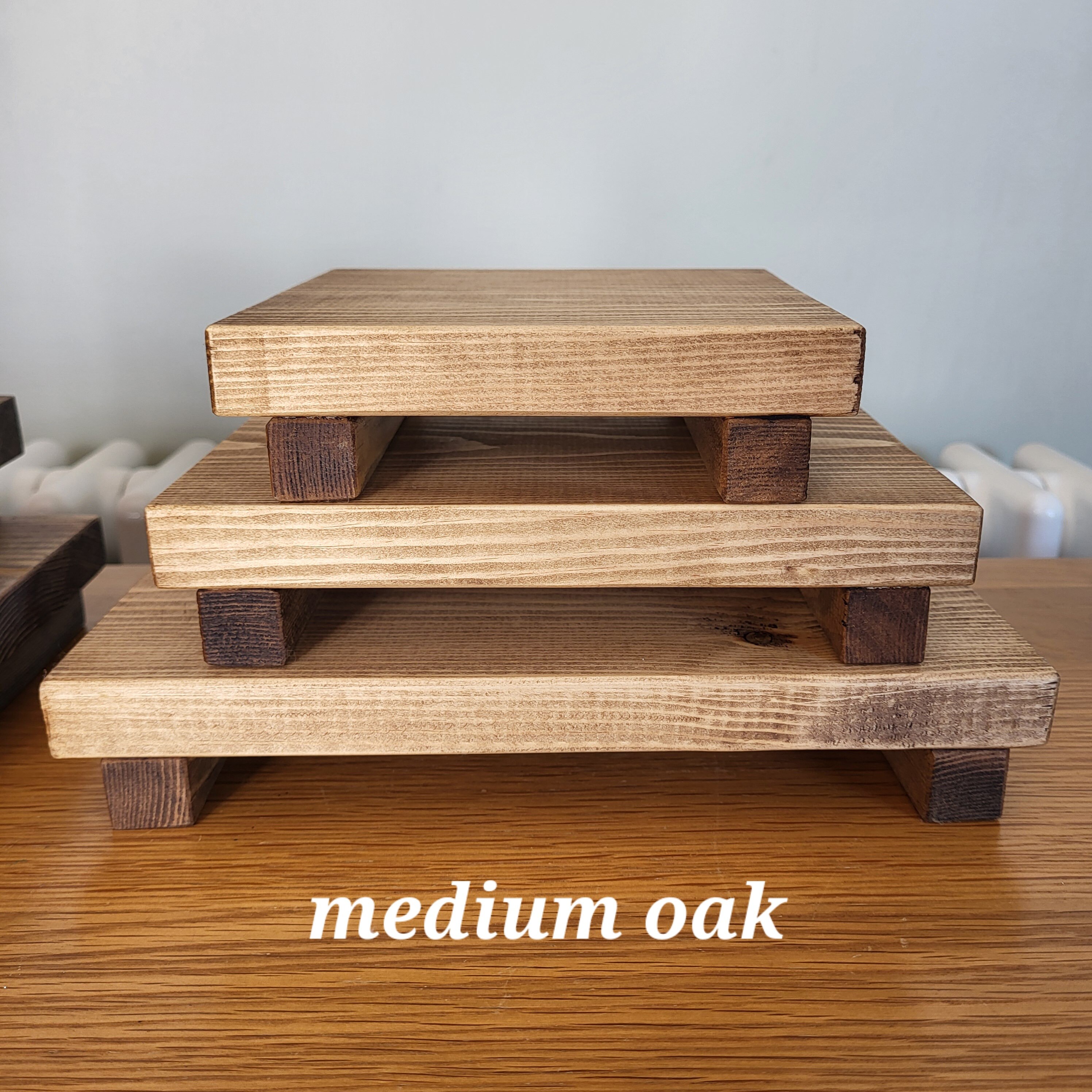 Wooden Table Riser, Wooden Countertop Tray, Wooden Trestle Table ...