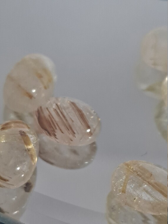 7x5 Rutilated Quartz Golden Rutile Needles | Etsy