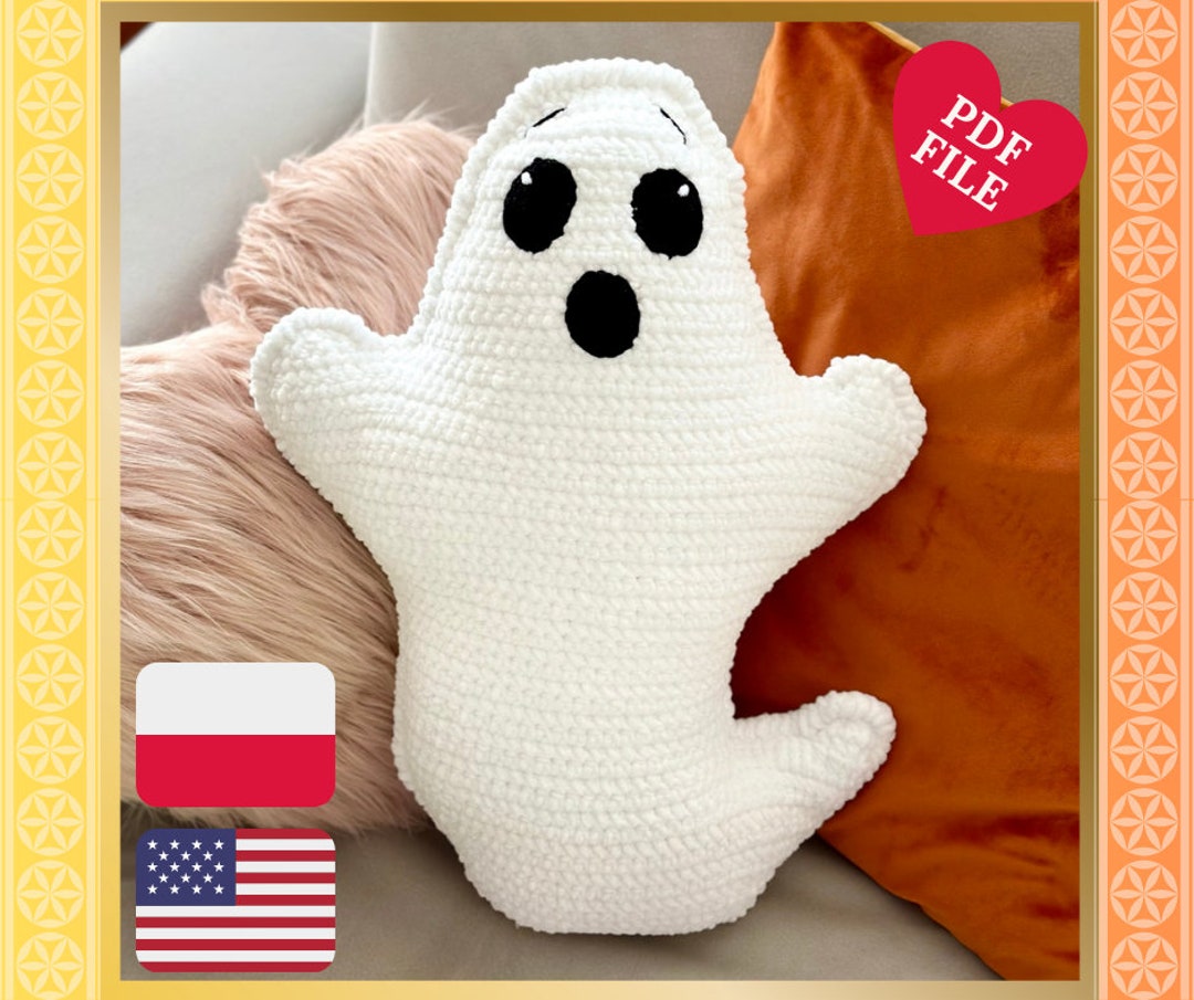 PDF Spooky Boo Pillow Pattern Crochet Ghost Pillow Pattern - Etsy