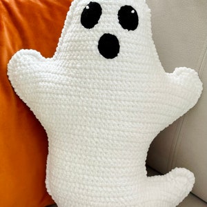 PDF Spooky Boo Pillow Pattern, Crochet Ghost Pillow Pattern ...