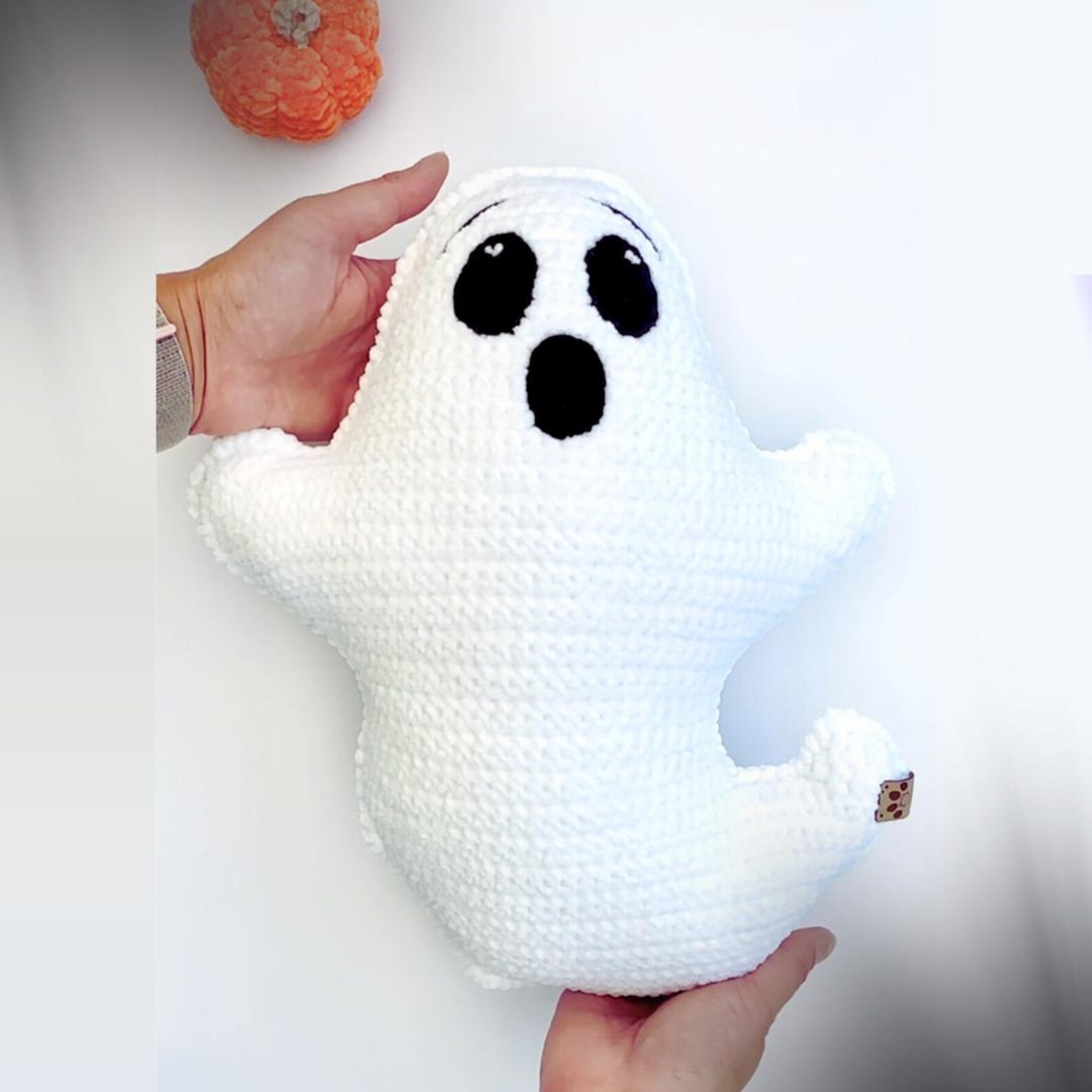 PDF Spooky Boo Pillow Pattern, Crochet Ghost Pillow Pattern ...