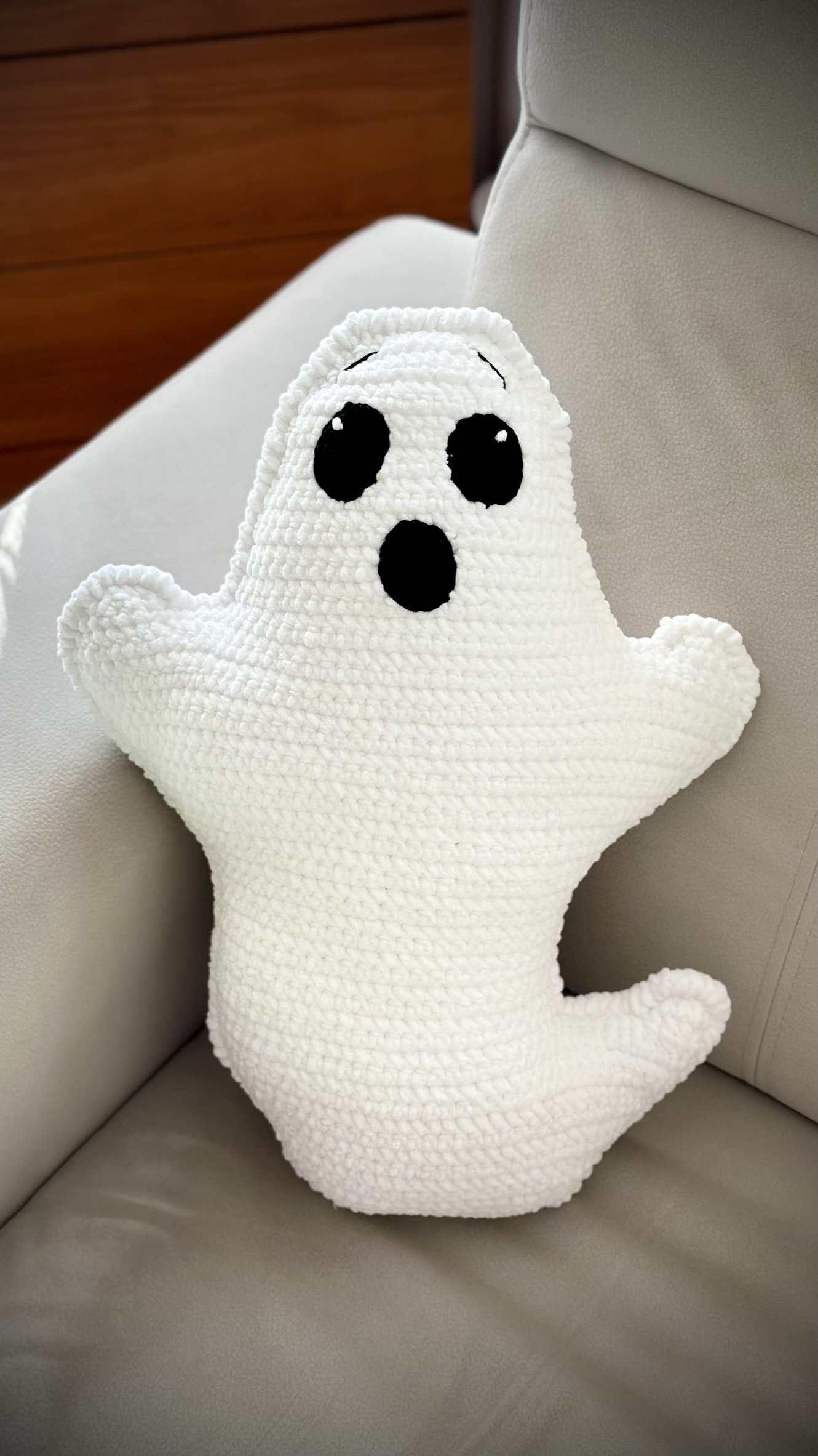 PDF Spooky Boo Pillow Pattern, Crochet Ghost Pillow Pattern ...