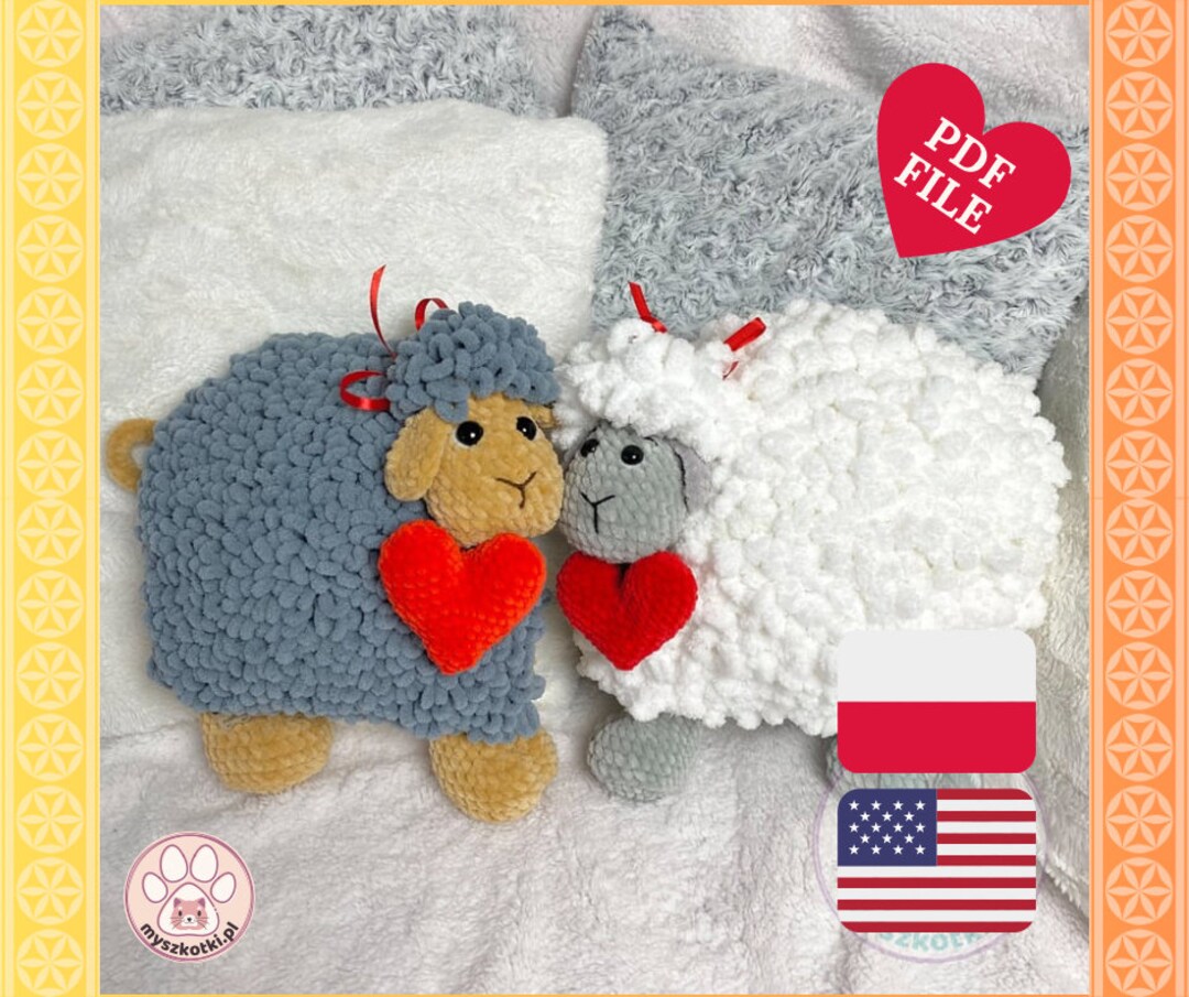 SHEEP PILLOW Crochet Pattern / PDF File / Tutorial Decorative Cushion ...