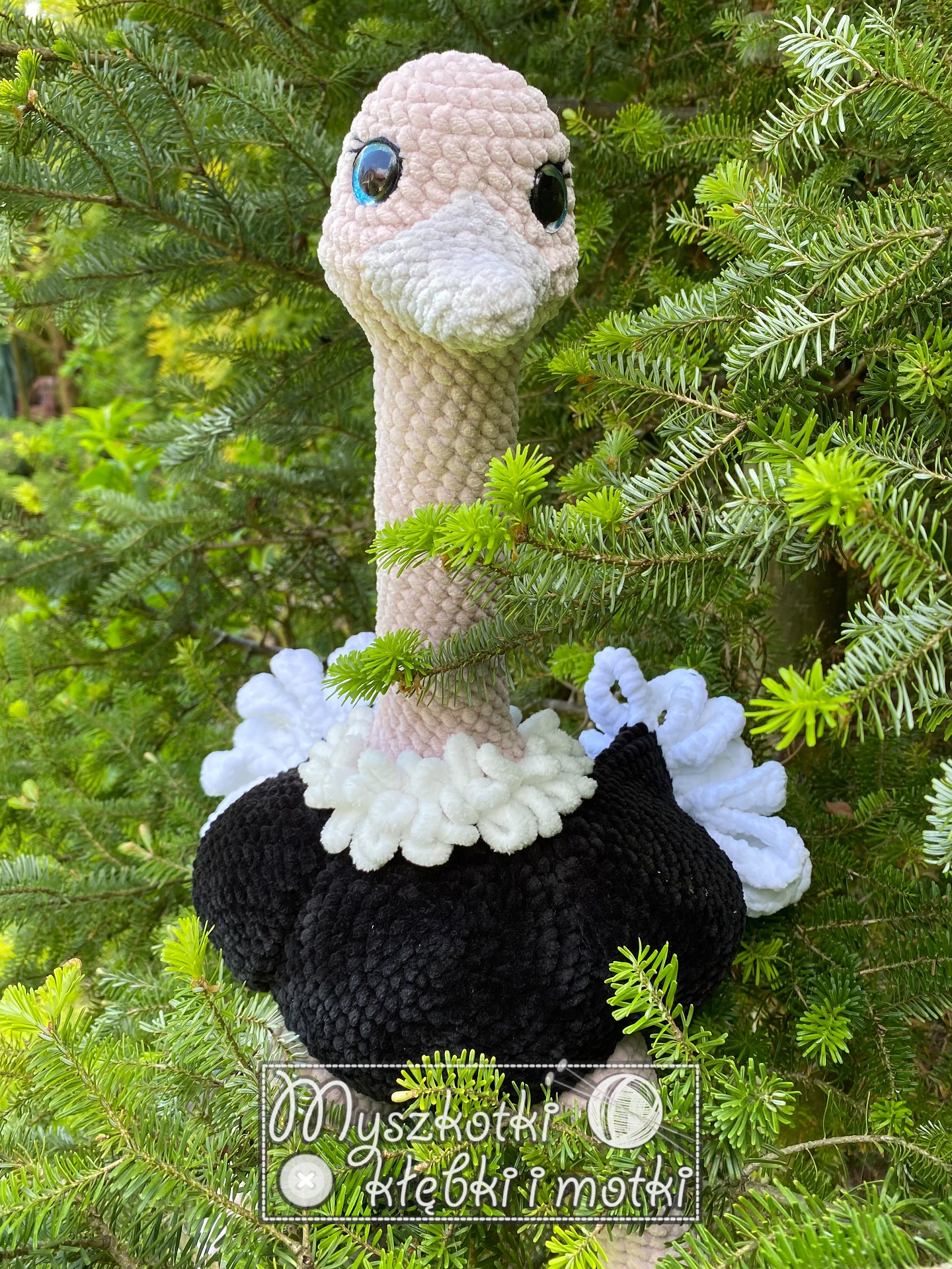 Oscar the Ostrich Amigurumi 25"big Bird Ostrich Crochet PATTERN by ...