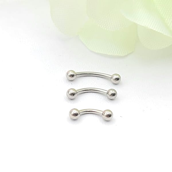 Surgical Steel Belly Bar - Etsy