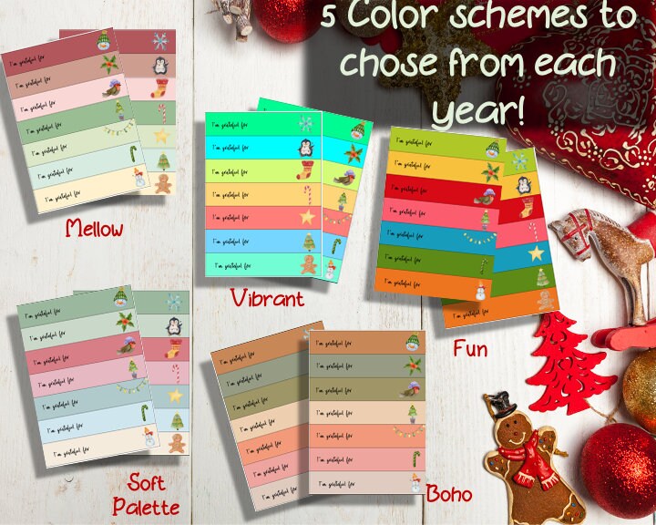 Gratitude Paper Chain for Christmas and Advent Activity - Etsy