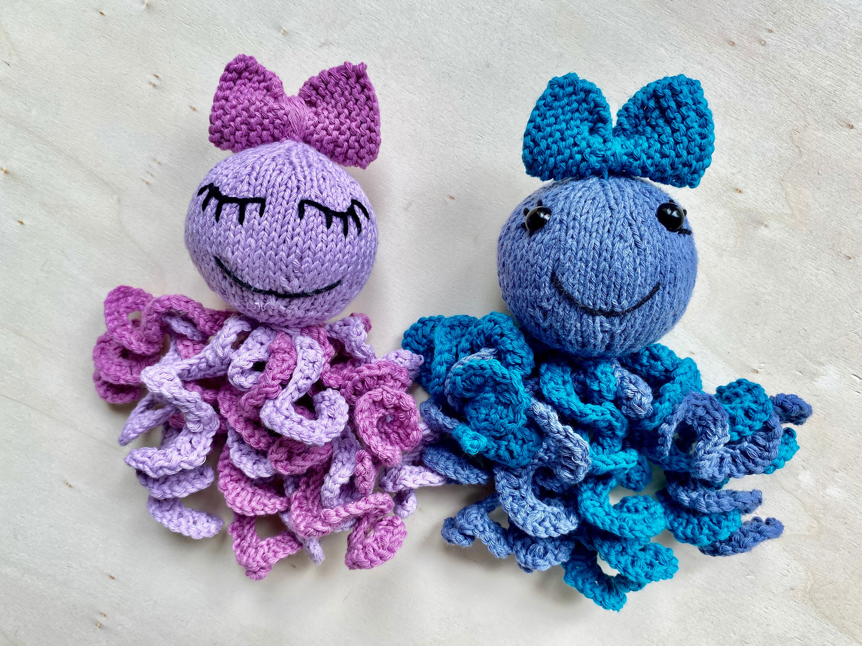 Knitting Pattern: Octopus, Toy for Newborn Baby, Knitted Octopus ...