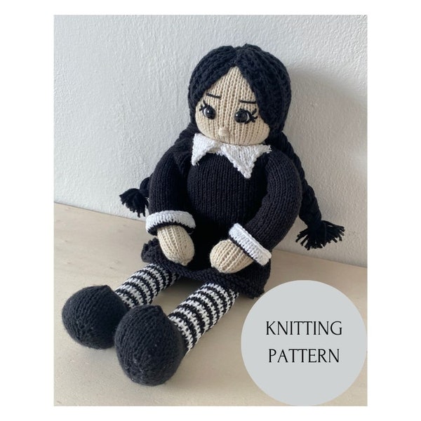 Wednesday Addams Doll - Etsy