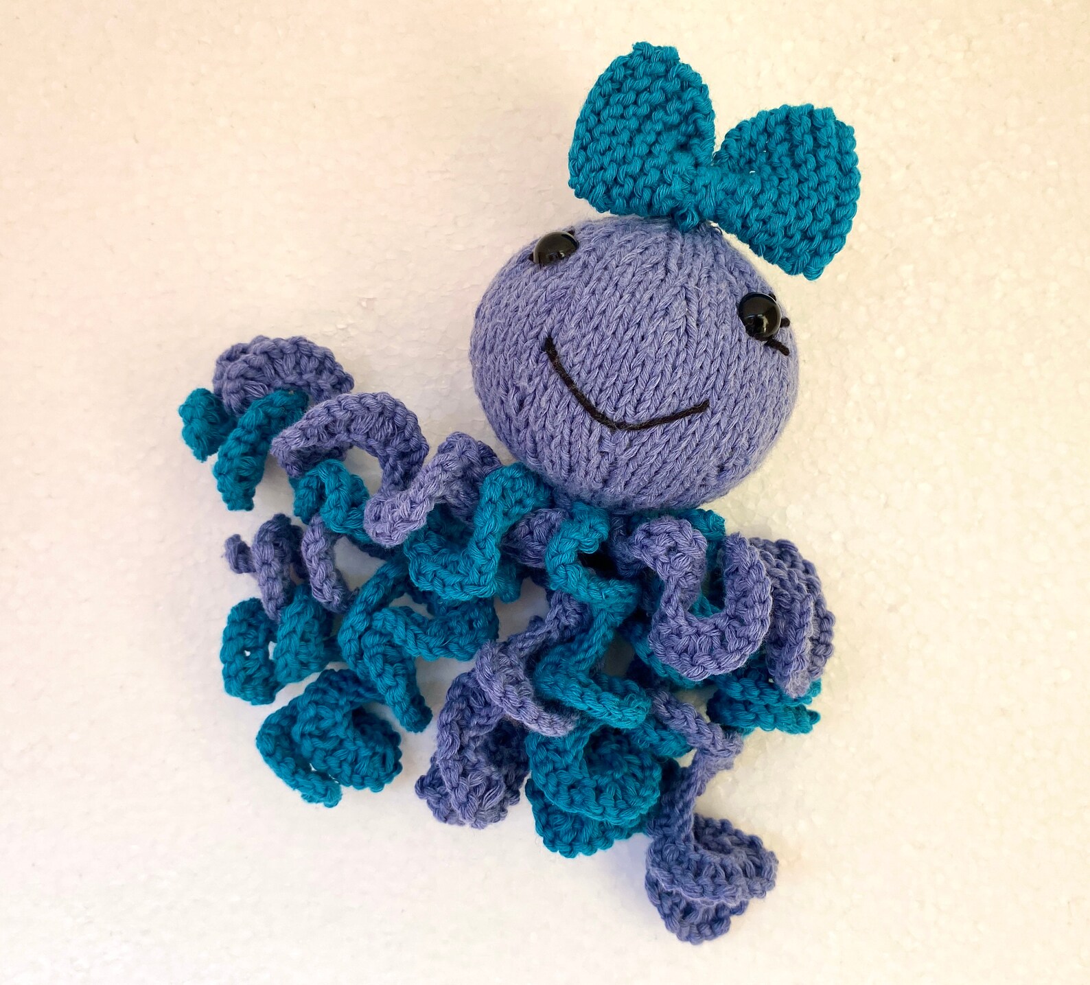 Knitting Pattern: Octopus, Toy for Newborn Baby, Knitted Octopus ...