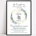 Personalised Islamic Graduation Frame, Aalimah Graduation Gift, Muslim ...
