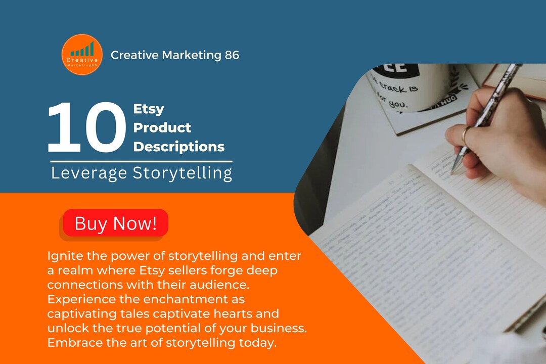 10 Custom Etsy Product Descriptions + Engaging Title + 13 Tags Each ...
