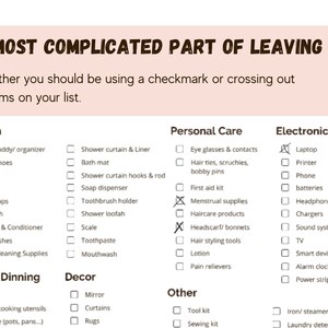 Ultimate College Dorm Room Checklist for Girls- Dorm Essentials ...