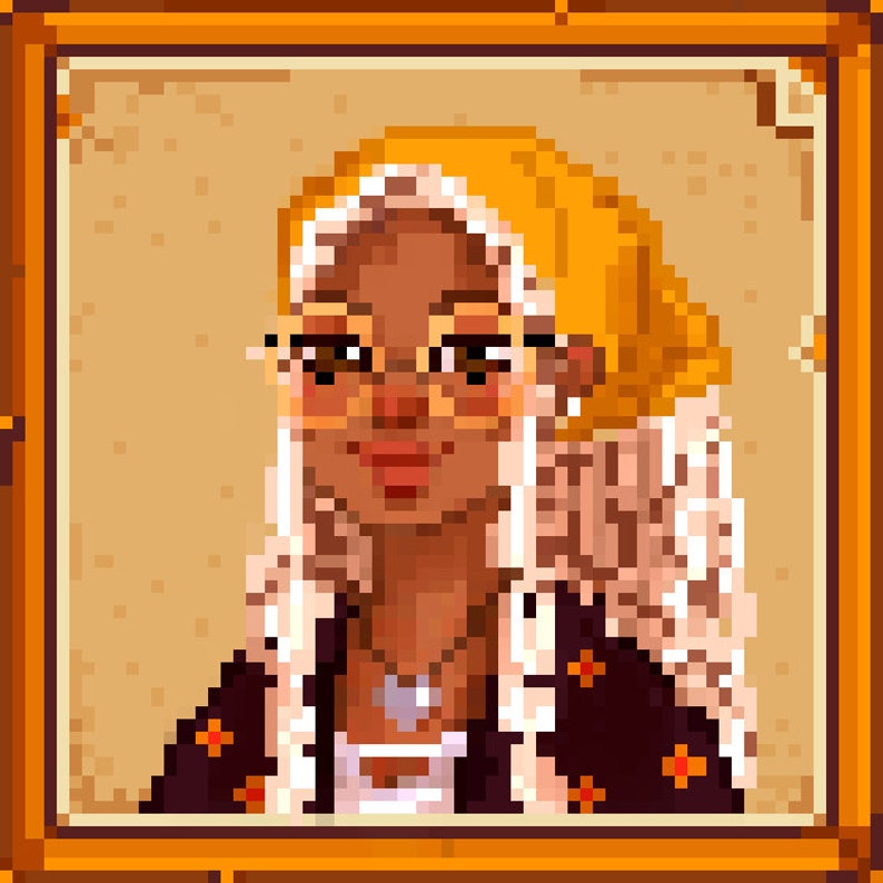 Stardew Valley Style Portrait Pixel Art Custom Pixel Profile - Etsy UK