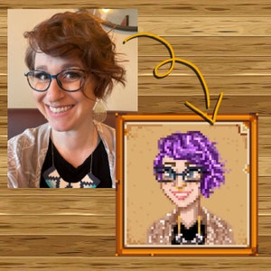 Stardew Valley Style Portrait, Pixel Art, Custom Pixel Profile Picture ...