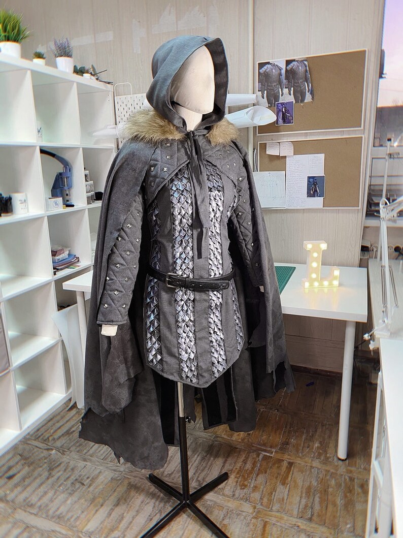 Grey Grey Warden Mage Warrior Rouge Cosplay Armor | Etsy