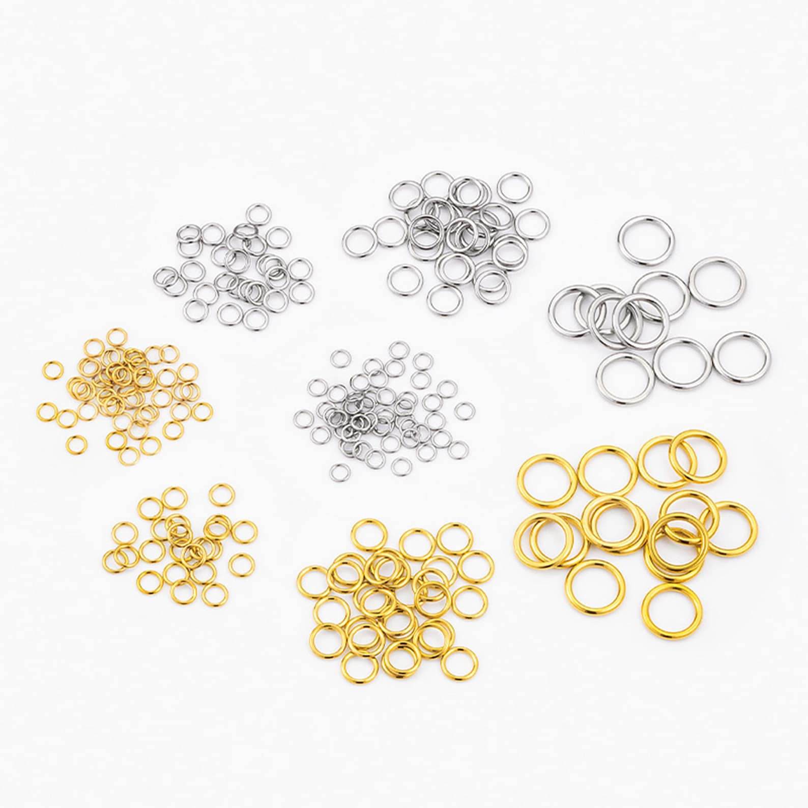 Stainless Steel Closed Jump Ring, Steel Seamless Round Jump Ring for ...