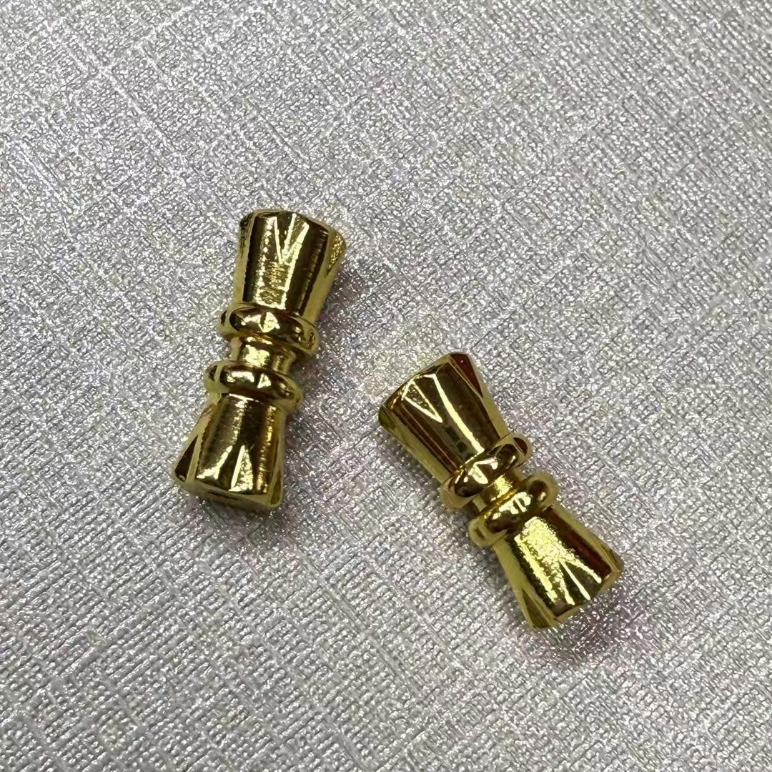 18K Gold Plated Screw Clasps, Silver Tone Barrel Screw Clasps, Stick ...