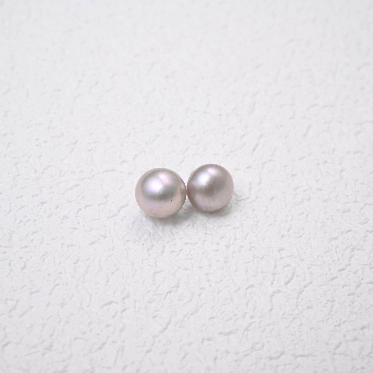 Grey Pearl Buttons, Natural Coated Pearl Sewing Button (8-9mm), 20 Pcs ...
