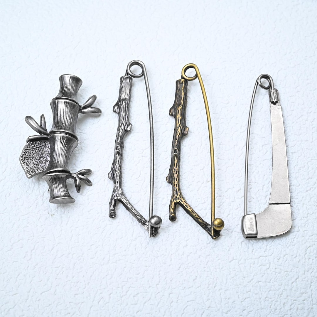Decorative Safety Pins Pin Brooch Shawl Pin Nickel Free DIY Jewelry ...