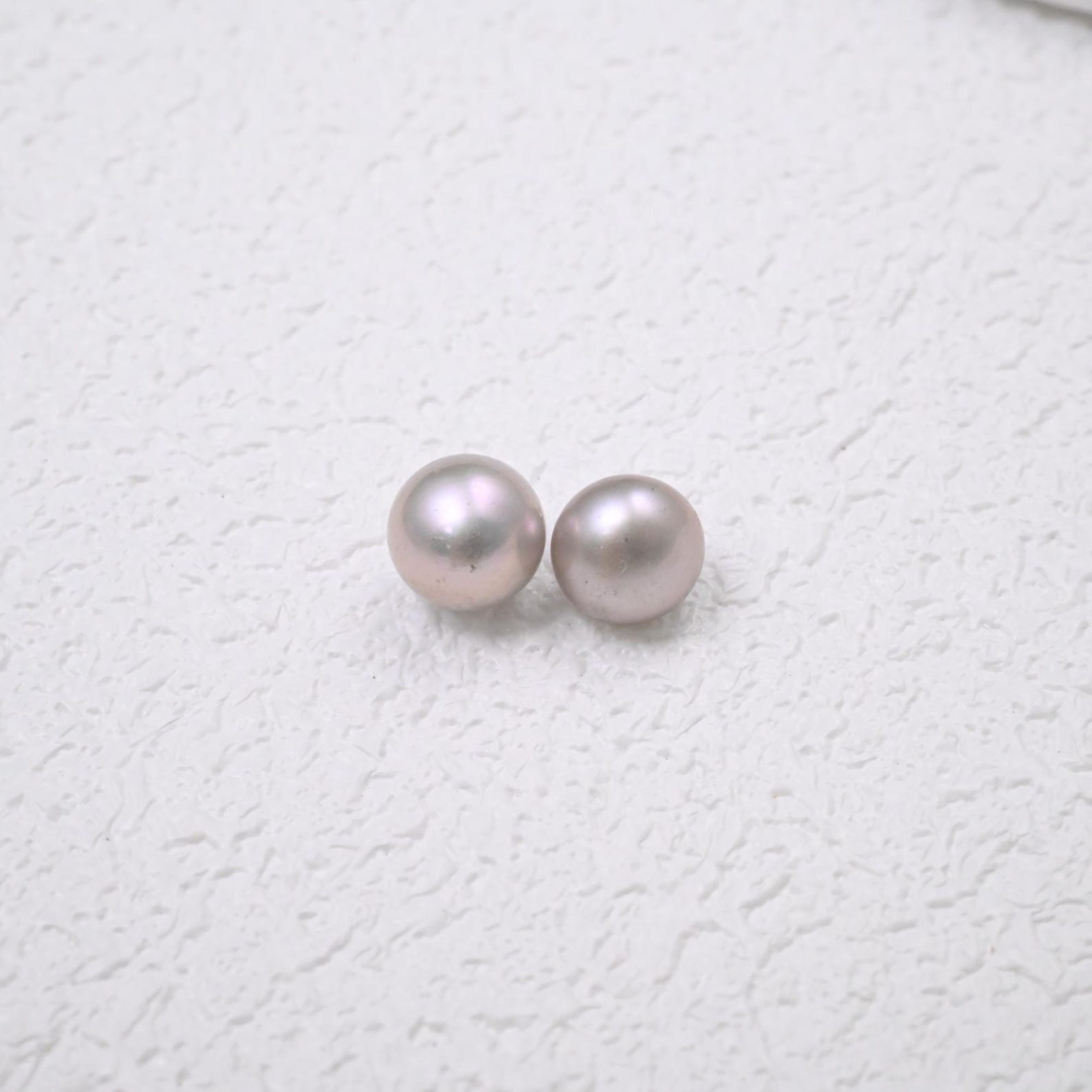 Grey Pearl Buttons, Natural Coated Pearl Sewing Button (8-9mm), 20 Pcs ...