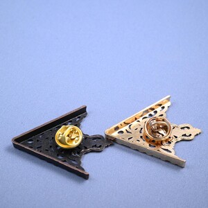 Triangle Collar Pin, Collar Tips, Collar Studs, Collar Pins Collar Tips ...