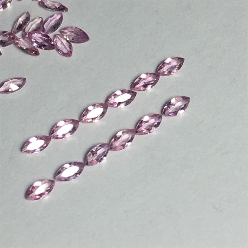 Pink Sapphires Small - Etsy UK