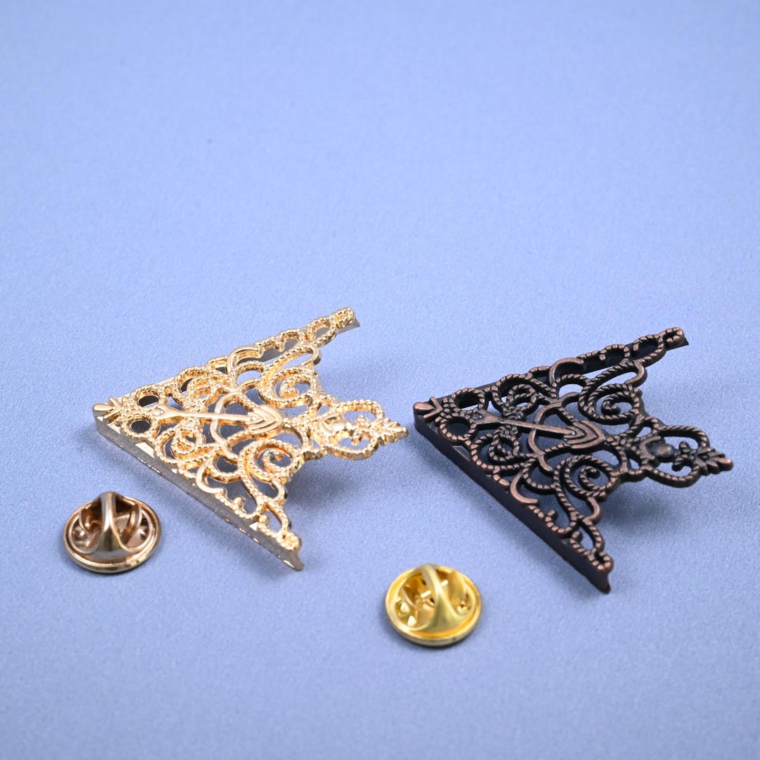 Triangle Collar Pin, Collar Tips, Collar Studs, Collar Pins Collar Tips ...