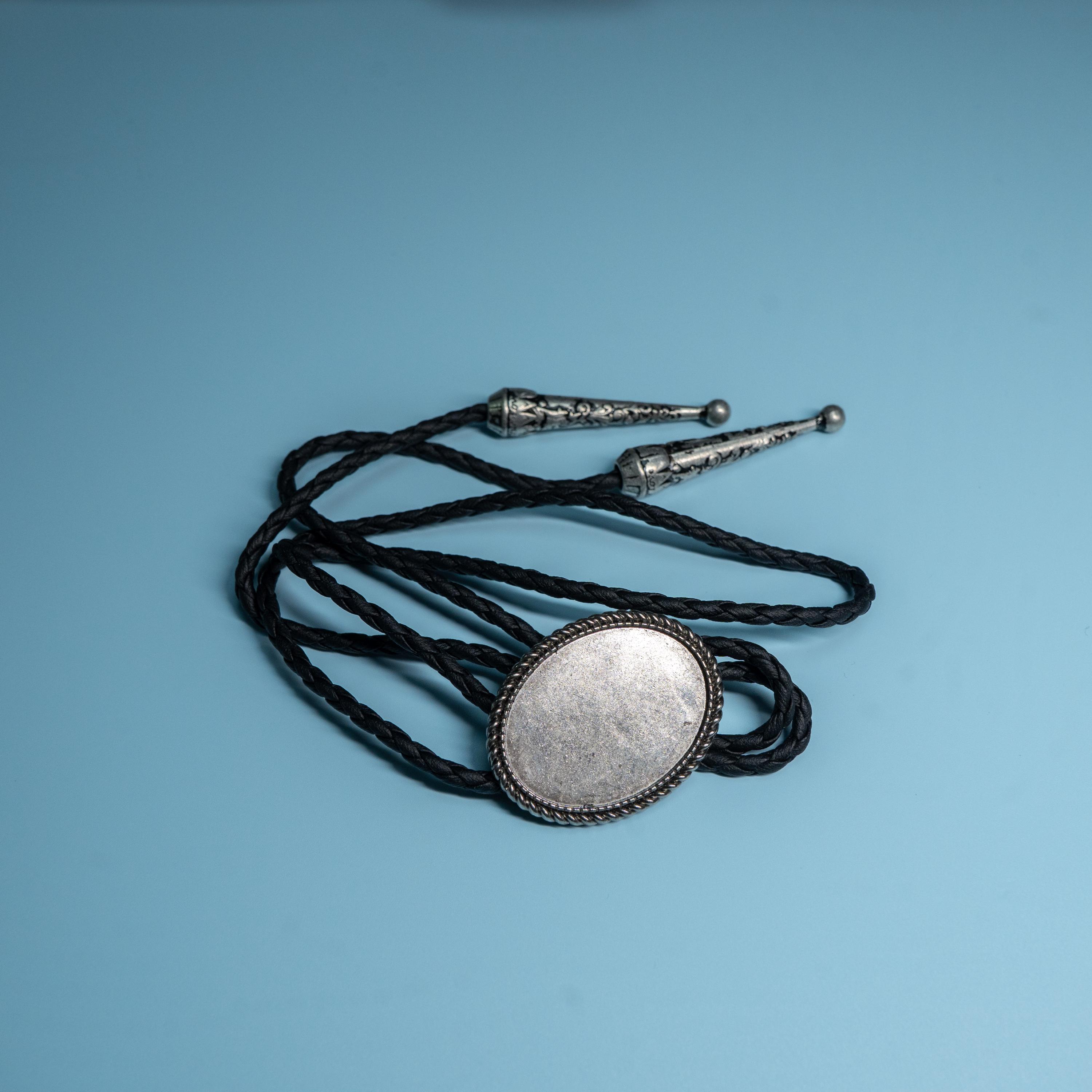 DIY Bolo Tie Setting With Cord, Vintage Style - Etsy