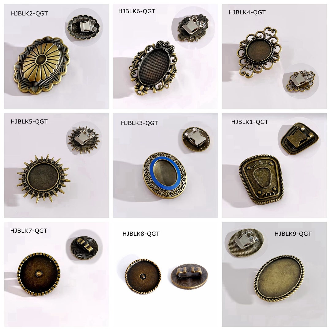 Bolo Settings Bolo Slides, Bolo Buckles, Bolo Ties Making Supplies, Fit ...