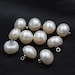 20 Pcs Pearl Buttons, Natural Pearl Buttons With Wire Shank, 5 Colors ...