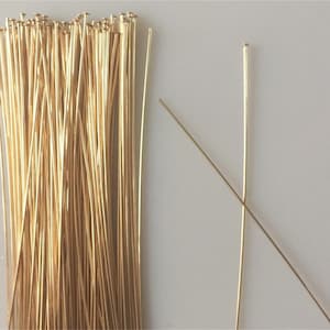 14K Gold Filled Pins Headpins, Gold Filled T-pins for Jewelry Making ...