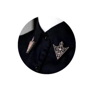 Triangle Collar Pin, Collar Tips, Collar Studs, Collar Pins Collar Tips ...