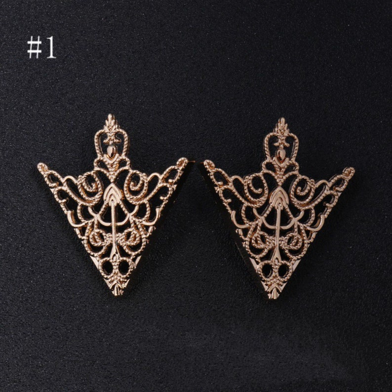Triangle Collar Pin Collar Tips Collar Studs Collar Pins - Etsy