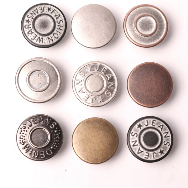 Metal Jean Buttons - Etsy